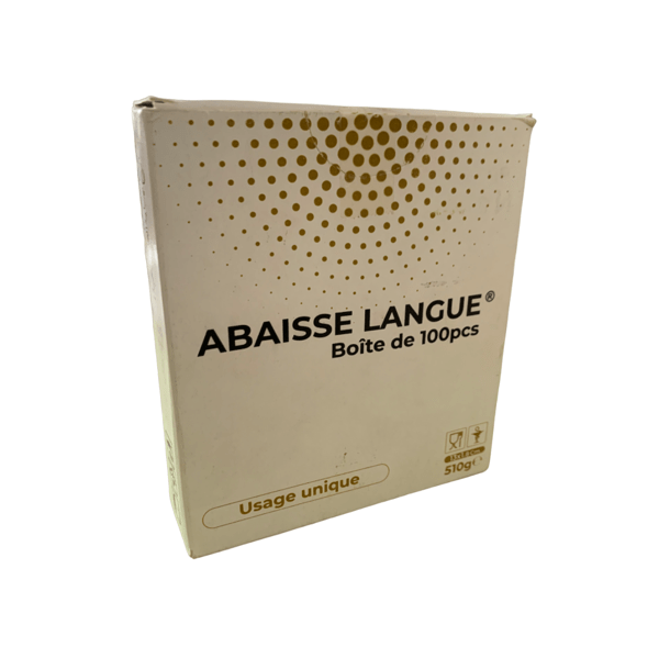 Abaisse langue en plastique – Boite de 100 – Doc Market